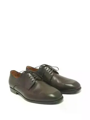 FERRAGAMO Lace-up Leather Oxford Shoes