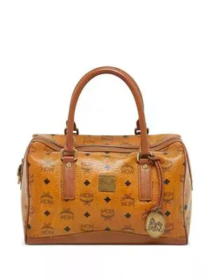 Mcm Visetos Tote Bag - Brown