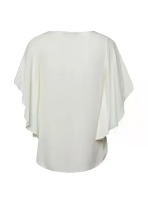 Diane Von Furstenberg Stella Sheer Top - Neutrals