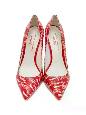 SOPHIA WEBSTER X Coca-cola Pointed-toe Pumps
