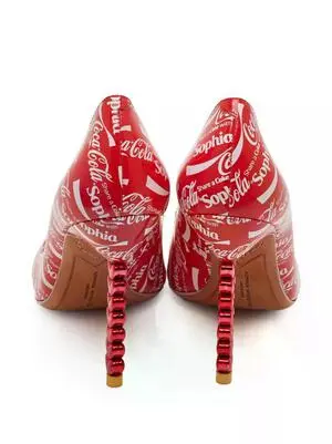 SOPHIA WEBSTER X Coca-cola Pointed-toe Pumps