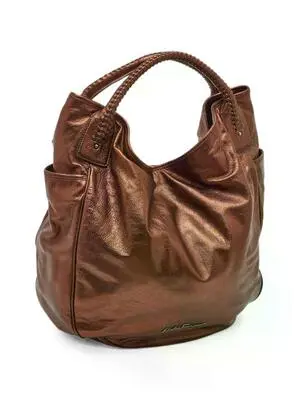 FERRAGAMO Braided Handle Tote Bag