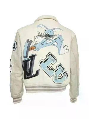 LOUIS VUITTON X Bugs Bunny Button-down Wool Varsity Jacket
