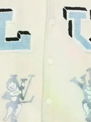 LOUIS VUITTON X Bugs Bunny Button-down Wool Varsity Jacket