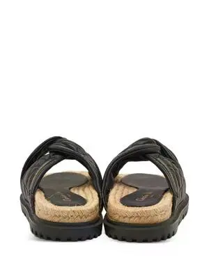 Dior D-twist Cannage Espadrille Sandals