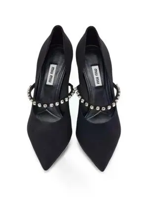 Miu Miu Crystal-embellished Pumps
