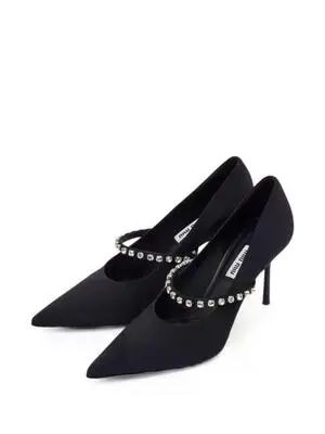 Miu Miu Crystal-embellished Pumps