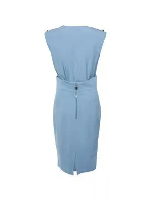 Elisabetta Franchi Crepe Bodysuit Skirt Set