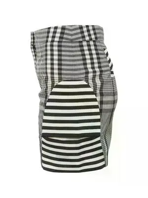 Burberry Check-print Mini Skirt