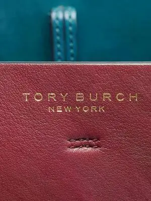 Tory Burch Block-t Leather Tote Bag