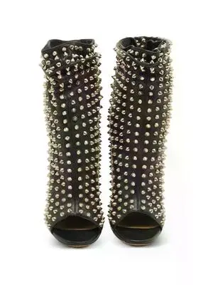 CHRISTIAN LOUBOUTIN Guerilla Open-toe Ankle Boots