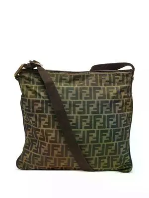 Fendi 2004 Zucca Messenger Bag - Brown