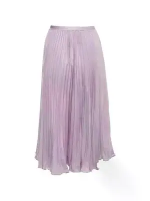 Polo Ralph Lauren Plissé Midi Skirt - Purple