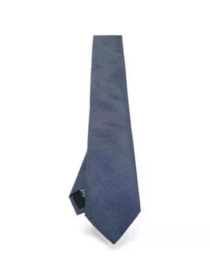 BOSS Patterned Silk Tie - Blue
