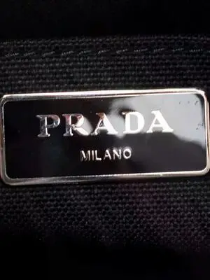 Prada Canapa Crochet Tote Bag