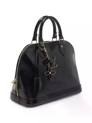 LOUIS VUITTON 2011 Alma Electric Tote Bag - Black
