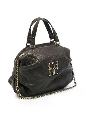 Carolina Herrera Quilted Chain-link Tote Bag
