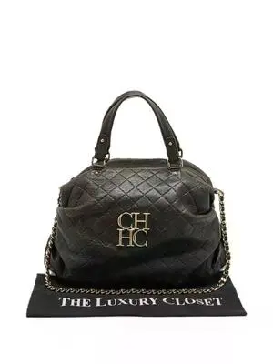 Carolina Herrera Quilted Chain-link Tote Bag