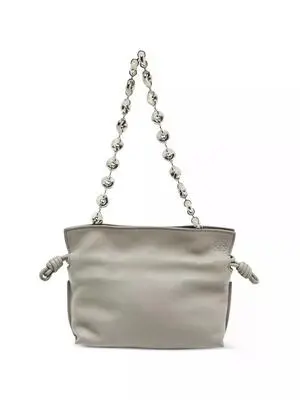 Loewe Flamenco Knotted Shoulder Bag - Grey