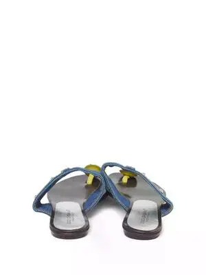 Dolce & Gabbana Denim Thong Sandals