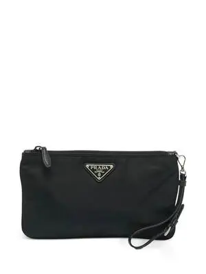 Prada Wristlet Clutch Bag - Black