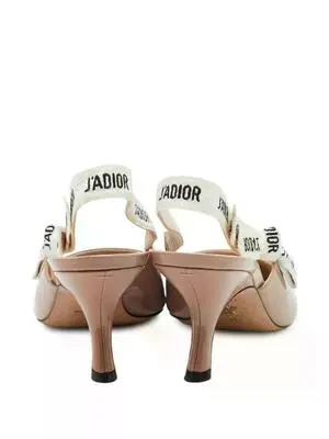 Dior J'adior Pointed Toe Heeled Pumps - Neutrals
