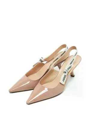 Dior J'adior Pointed Toe Heeled Pumps - Neutrals