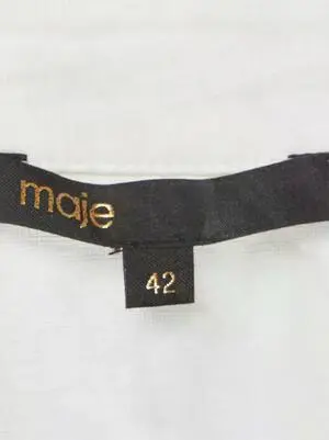 Maje Buttoned Midi Dress