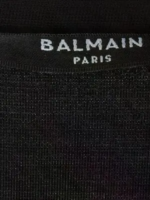 Balmain Button-embellished Short-sleeves T-shirt