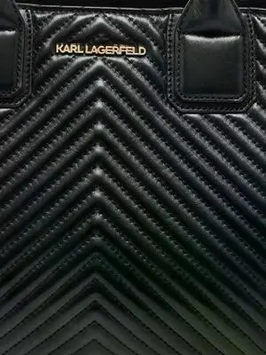 Karl Lagerfeld Klassik Chevron Tote Bag