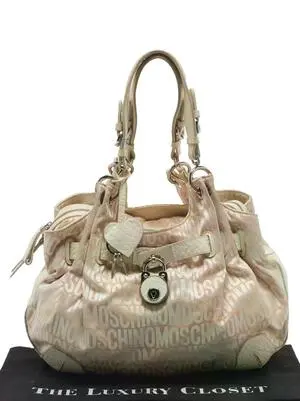 Moschino Padlock Detail Tote Bag