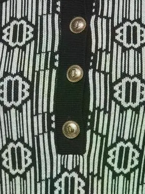 Maje Risola Pattern-knit Mini Dress