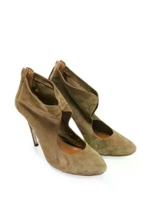 AQUAZZURA Suede-heeled Ankle Boots