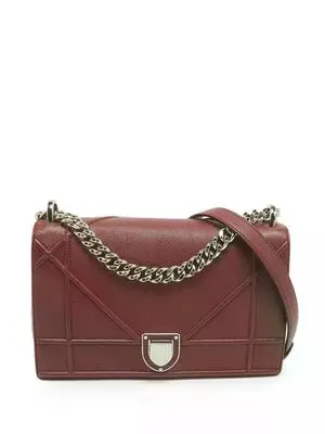 Dior 2016 Medium Diorama Shoulder Bag - Red