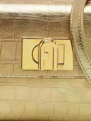Furla 1927 Croc-embossed Tote Bag