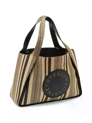 Stella McCartney Logo Stripe Tote Bag