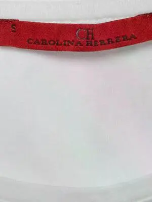 Carolina Herrera Logo Embroidered Sequin T-shirt