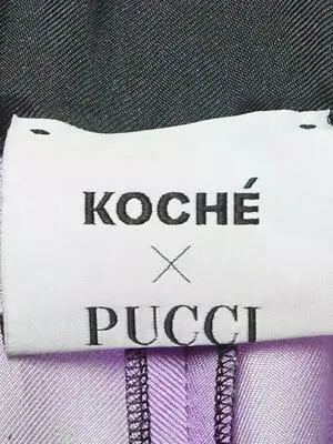 Emilio Pucci X Koché Lupa-print Silk Trousers