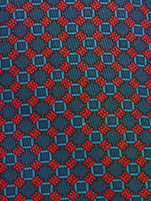 Hermès At'h Twillbi Silk Tie