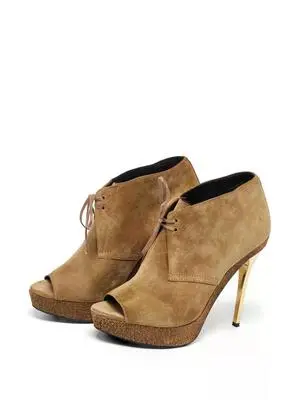 Burberry Peep-toe Platform Boots