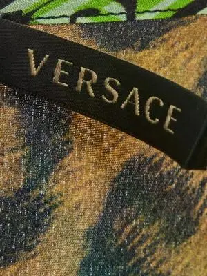 Versace Medusa Leopard-print Top
