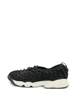 Dior Fusion Crystal-embellished Sneakers - Black