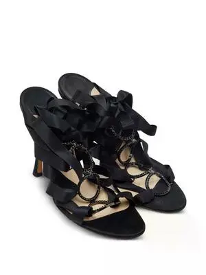 JIMMY CHOO Crystal-embellished Ankle-strap Heeled Sandals