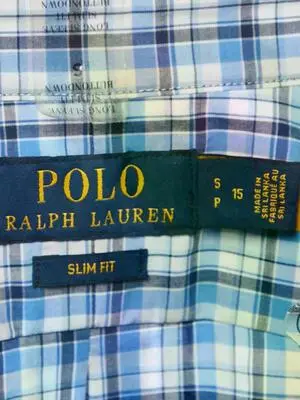 Polo Ralph Lauren Pre-owned Check Cotton Shirt - Blue
