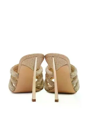 Casadei Blade Glitter Sandals