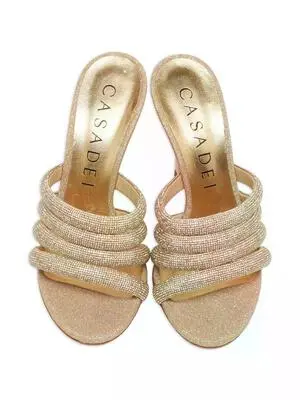 Casadei Blade Glitter Sandals