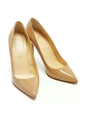 CHRISTIAN LOUBOUTIN Pigalle Pointed-toe Leather Stiletto Pumps