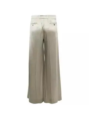 Dolce & Gabbana Wide-leg Silk Trousers