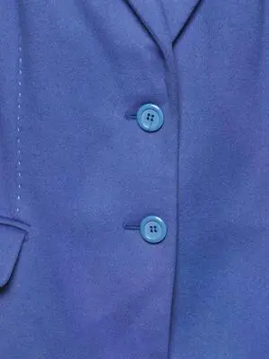 Marina Rinaldi Felt Single-breasted Blazer