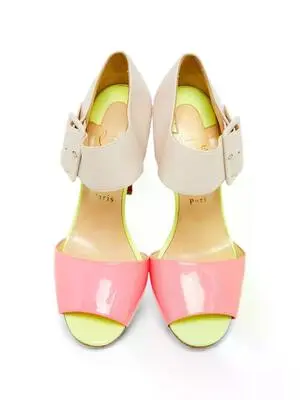 CHRISTIAN LOUBOUTIN Just Nothing Ankle-strap Sandals - Neutrals